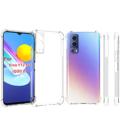 ShopByShop iQOO Z3 5G Back Cover Extremely Thin Crystal Clear Soft TPU ...