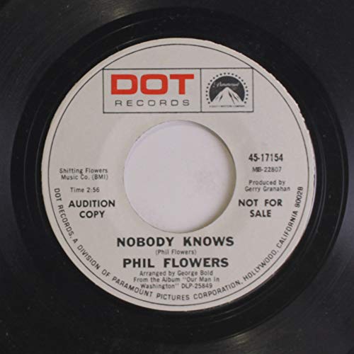 PHIL FLOWERS - nobody knows / i saw her standing there - Amazon.com Music