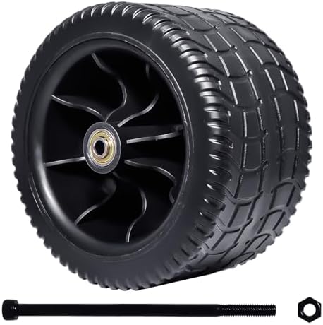 Amazon.com : Foldable Wagon Wheel, Universal Solid Wheels for ...