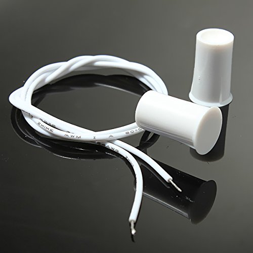 Generic 10W Recessed Magnetic Window Door Contacts Alarm Security Reed ...