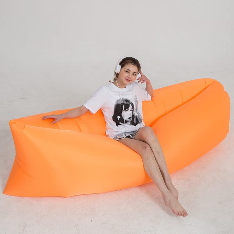 Bean Bag Chair Inflatable Air Hammock - Portable Lounger For Beach ...