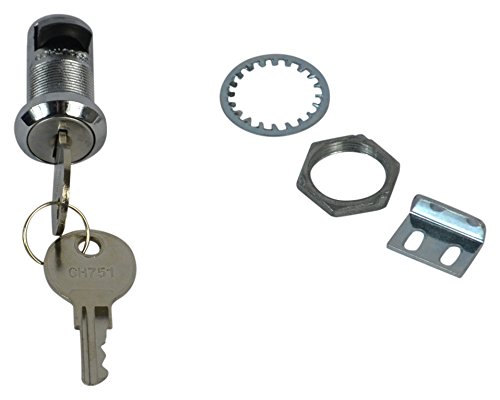 Southco Inc 93-10-201-10 Key-Activated Push-to-Close Latch .375 Panel Thickness, Southco Slam ...