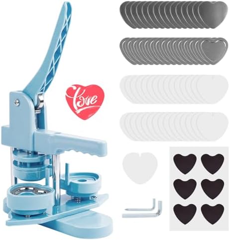 Amazon.com: DCBADGE Square-Shaped Button Maker Machine,50mm/1.97 inch ...