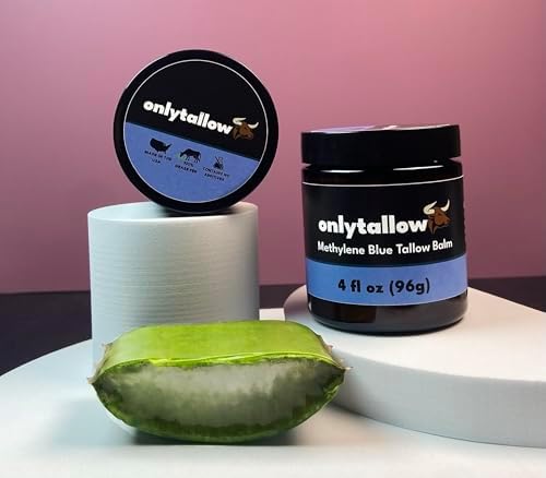 Amazon.com : Methylene Blue Whipped Tallow Balm 4 oz : Beauty ...