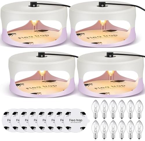 Amazon.com : Enoz Trap-N-Kill Indoor Flea Trap with Lightbulb and ...