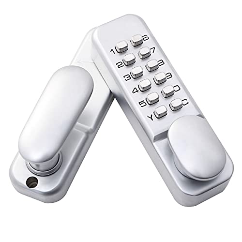 Waterproof Push Button Door Lock Mechanical Digital Combination Code ...