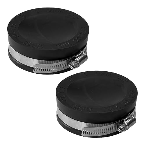 Snapklik.com : Fernco QC-103 2 Pack 3-in. Qwik Cap Flexible PVC Pipe Cap