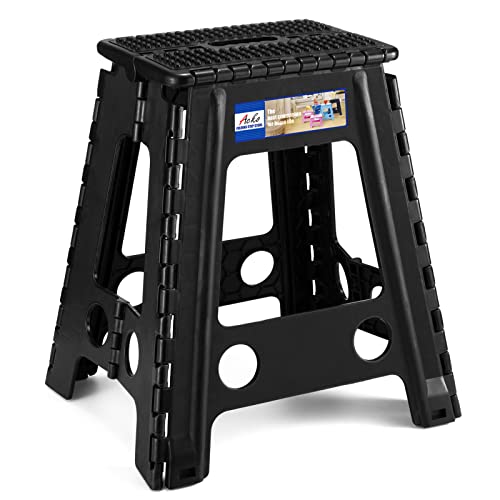 ACKO Folding Step Stool 18 inch Height Premium Heavy Duty Foldable Step ...