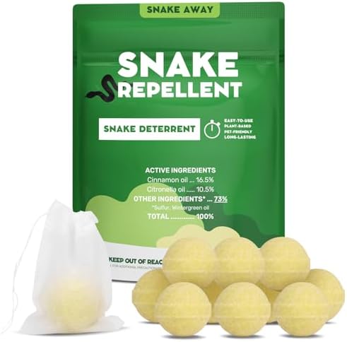 Amazon.com: ZHEN TING 24 Pack Snake Repellent for Yard Powerful, Snake Away Repellent for ...