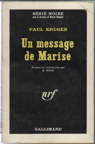 Amazon.com: Un message de marise: Paul Kruger: Books