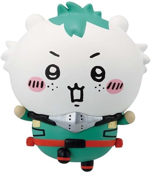 Amazon.com: Banpresto My Hero Academia X Chiikawa Figure Izuku Midoriya ...