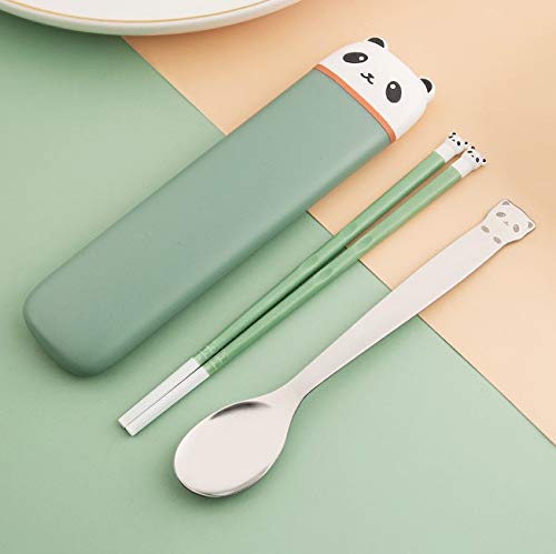Portable Chopsticks Flatware Set, Silicone Lightweight Chopstick and ...