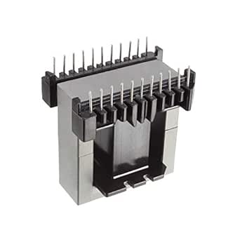 uxcell 5 Sets EE55B 11 with 11pin Transformer Bobbin PC40 Ferrite Core Vertical 10 Ferrite ...