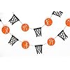 Amazon.com: Basketball and Hoop Garland Decorations – Sports-Themed ...
