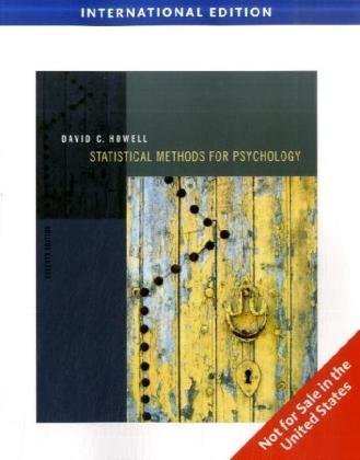 Statistical Methods for Psychology, International Edition: Amazon.co.uk ...