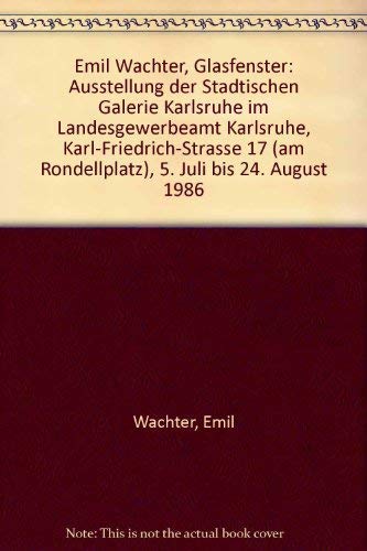 Amazon.com: Emil Wachter, Glasfenster: Ausstellung der Städtischen ...