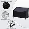 Amazon.com: Epicover Outdoor Bench Cover, 210D Heavy Duty 2-Seater ...