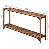 Amazon.com: MAHANCRIS Sofa Table, 62.2" Console Table, Narrow Long ...