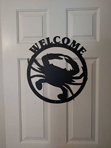Amazon.com: Blue Crab Welcome Sign : Home & Kitchen