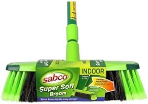 Sabco Indoor Super Soft Broom with Extendable Handle: Cleaning Tools ...