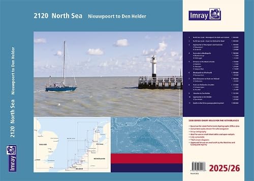 Imray 2120 Chart Pack: Nieuwpoort to Den Helder (2000 Series): Amazon ...
