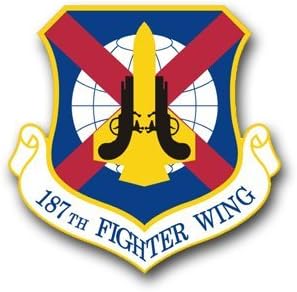 Amazon.com: MilitaryDecals23 Magnet US Air Force 187th Fighter Wing ...