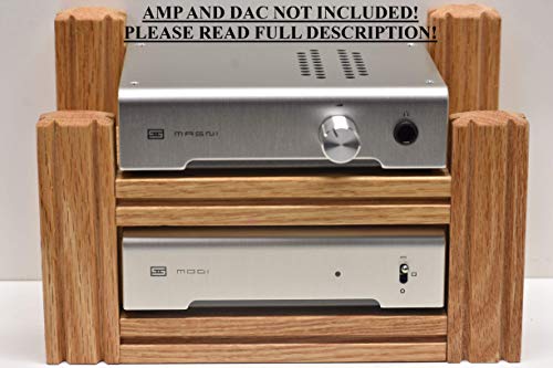 Amazon.com: Schiit modi 3 dac schiit magni 3 amp wood rack stand : Home ...