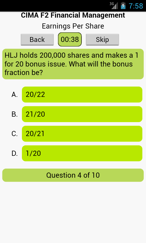 CIMA F2 Financial Management - App on Amazon Appstore