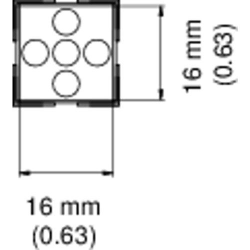 Amazon.com: BGA Nozzle for 852 SMD Rework Station, 16 x 16 x 25mm ...