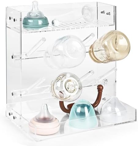 Amazon.com: Termichy Baby Bottle Drying Rack: Large Vertical Bottle ...