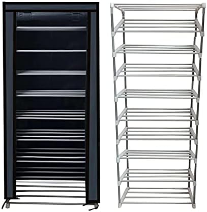 SANAMSTORE® Multipurpose Rustproof Metal Shoe Rack, Foldable Wide ...