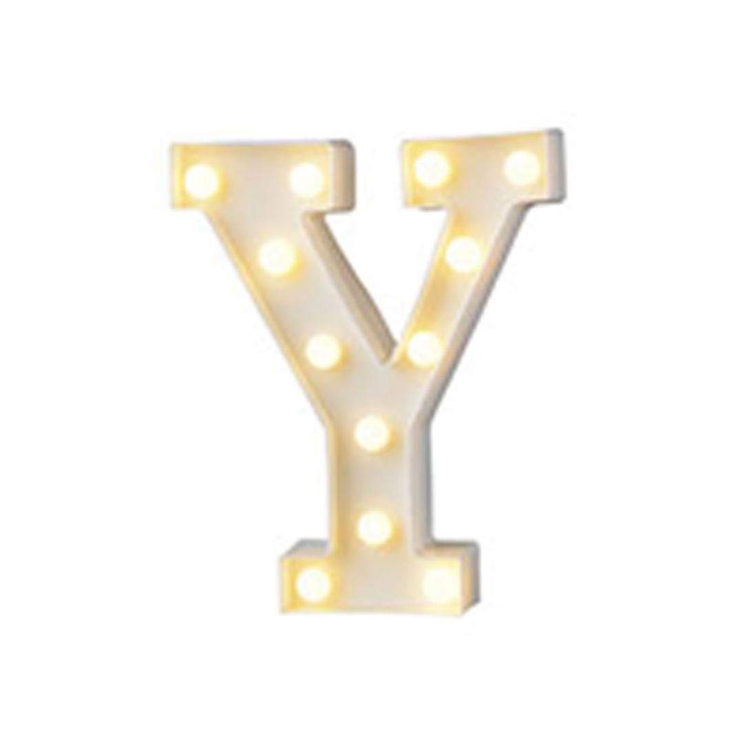 Buy ewrTM LED Lighting Romantic 3D 26 Alphabets 0-9 Numbers LED Marquee ...