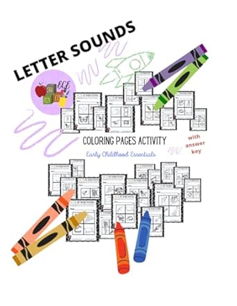 Letter Sounds Coloring Book Activity: with answer key: Martyn, Sarah ...