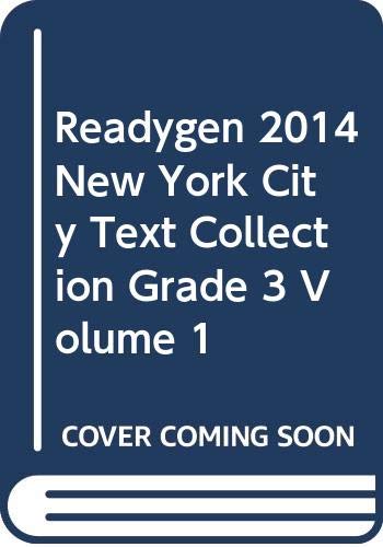 Amazon.com: READYGEN 2014 NEW YORK CITY TEXT COLLECTION GRADE 3 VOLUME ...