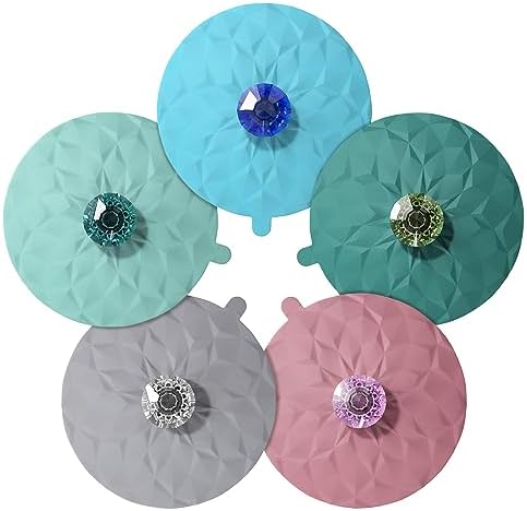 Amazon.com: IMPRESA [10-Pack] Reusable Drink Covers for Alcohol ...