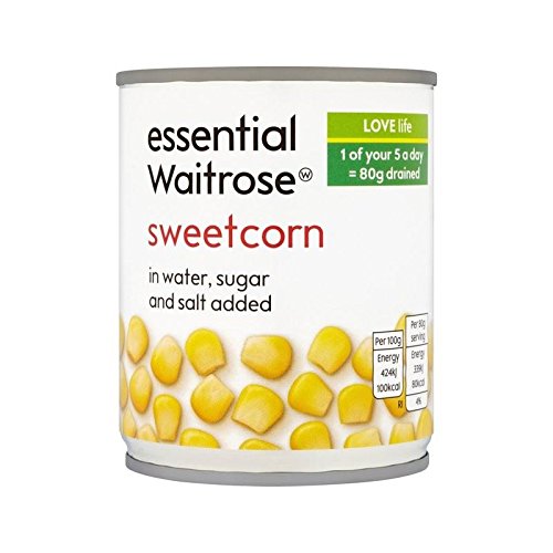Amazon.com: Sweetcorn essential Waitrose 200g - Pack of 4