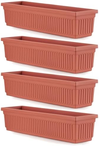 Amazon.com : HC Companies 30 Inch Long Fluted Venetian Garden Window ...