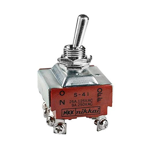 Nkk Switches Switch, Toggle, 4Pst, 25A, 125Vac - S41T: Electronic ...