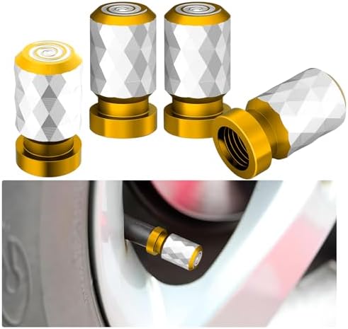 Amazon.com: Car Tire Valve Stem Caps: 4Pcs Universal Tire Valve Caps Aluminum Corrosion ...