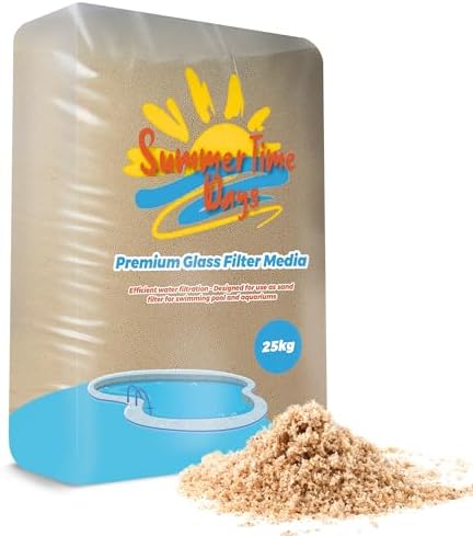 NATURE WORKS Filter Sand for Swimming Pool with 99.64% Filtering Power ...
