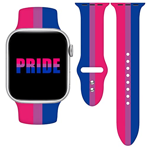 Pride LGBTQ Bisexual Bi Watch Band Compatible with Apple Watch 38mm ...