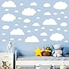 Amazon.com: AOWDIAO Cloud Wall Decals - 40 Peel and Stick Clouds ...