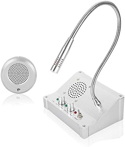 Intercom System Talking Through Glass Intercom, Two Way Countertop ...