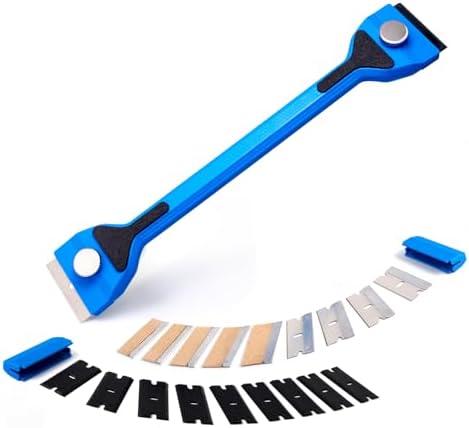 Amazon.com: FOSHIO Long Handle Razor Blade Scraper, Two Sided Scraper ...