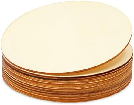Amazon.com: HILELIFE Wood Rounds for Crafts 6 Inch - 12 Pack Wood Round ...