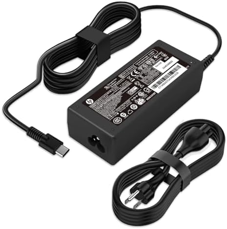 Amazon.com: 65W USB C Laptop Charger fit for HP ProBook 430 440 450 465 ...