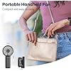 Amazon.com: HandFan 5200mAh Upgraded Handheld Fan, 5 Speeds Strong ...