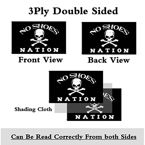 Snapklik.com : LUCKGEEY Double Sided No Shoes Nation Flag 3x5FT Outdoor ...