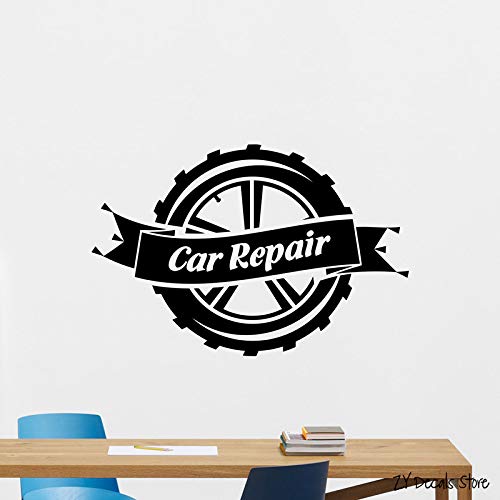 Buy Gadgets Wrap Car Repair Wall Decal Wheel Auto Mechanic Vinyl ...