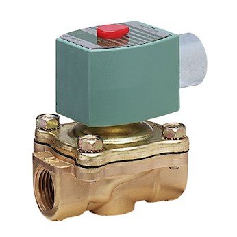 Asco Red-Hat 8210G4,110/50,120/60 Brass, Two-Way, Pilot-Operated Valves ...